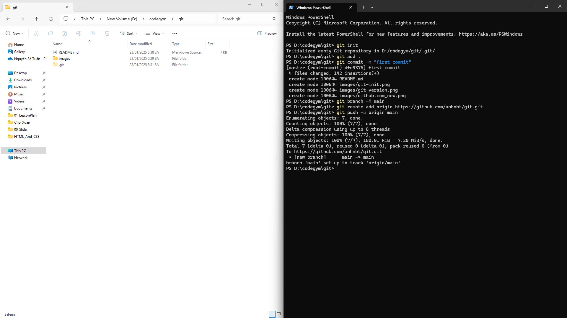 Hướng dẫn cài đặt Git & GitHub cho người mới | Coding With WanBi